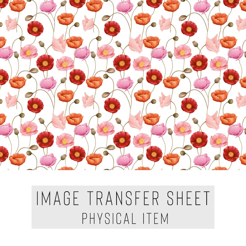 Flower Transfer - Etsy