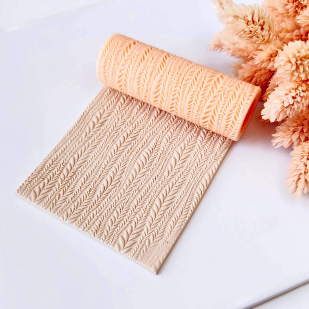 Polymer Clay Texture Roller Clay Stamp 3D Printed Embossing Polymer ...