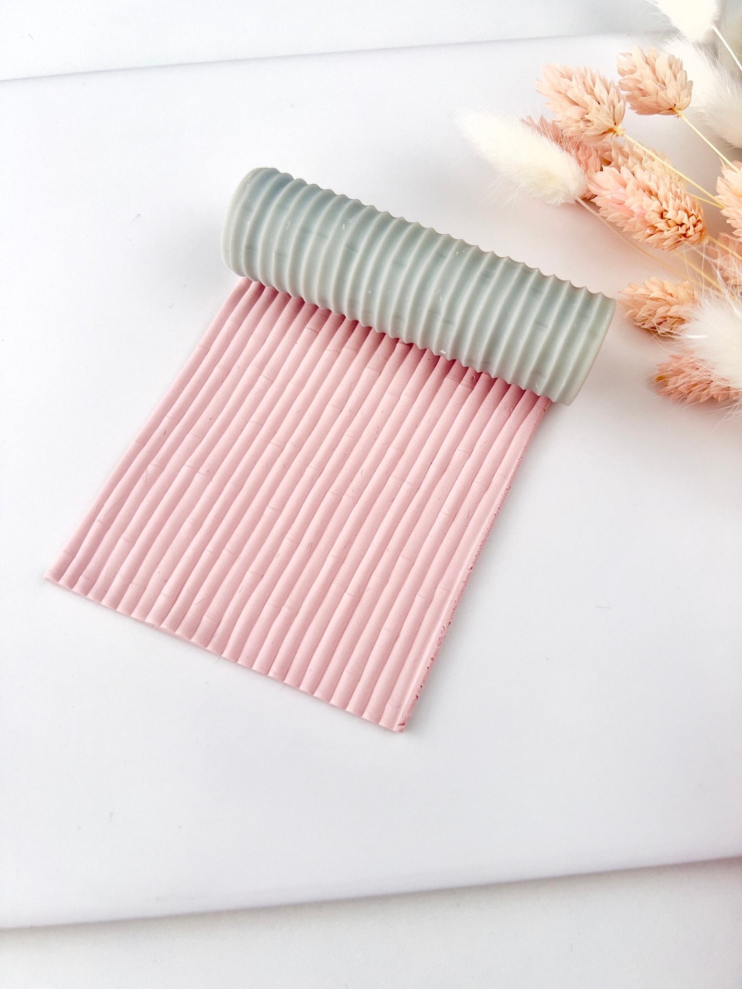 Polymer Clay Texture Roller Clay Stamp 3D Printed Embossing Polymer ...