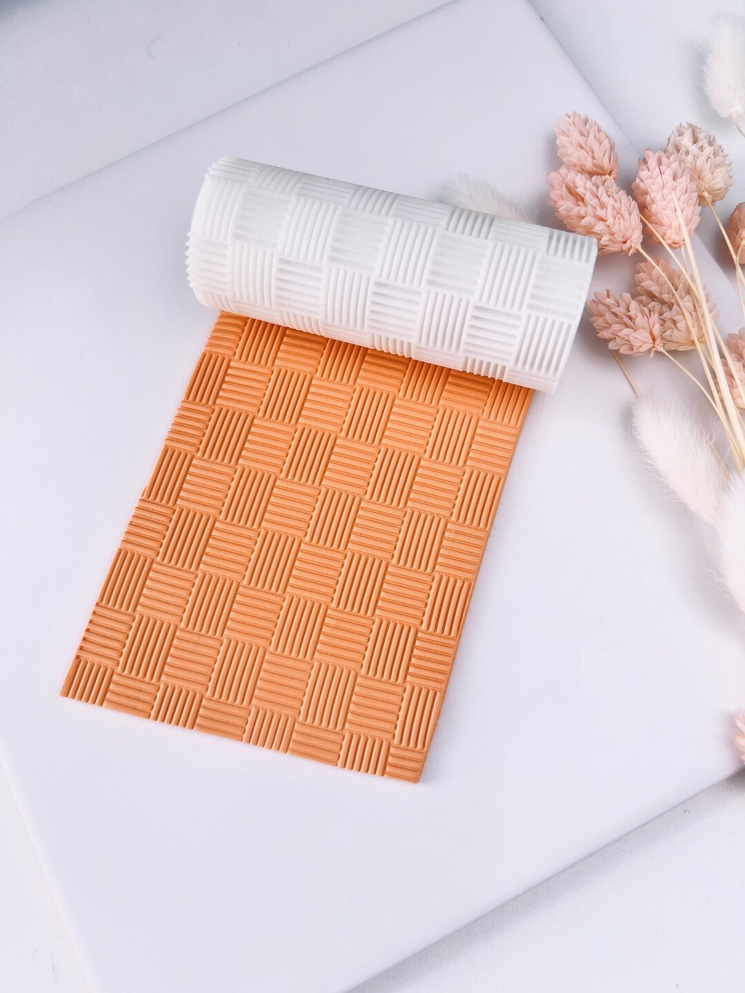 Texture Geometric Roller, Figure Clay Roller, Seamless Clay Texture ...