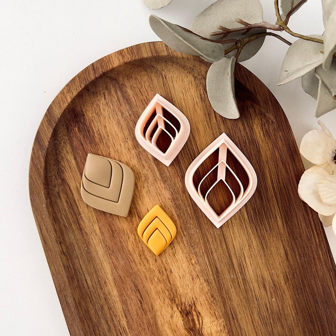 Polymer Clay Cutter, Diamond Shapes, Geometric Earring Cutter Tool ...