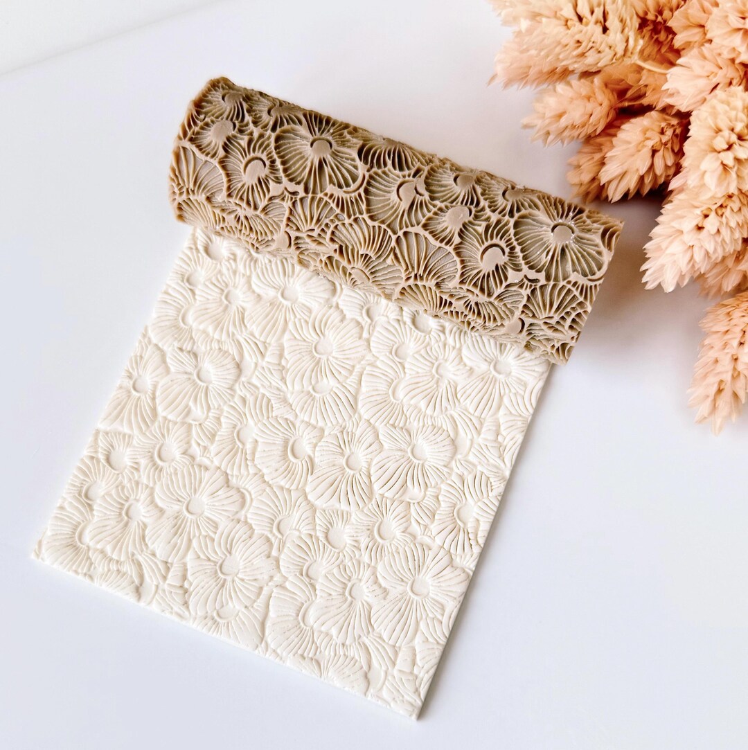 Polymer Clay Texture Roller Clay Stamp 3D Printed Embossing Polymer ...