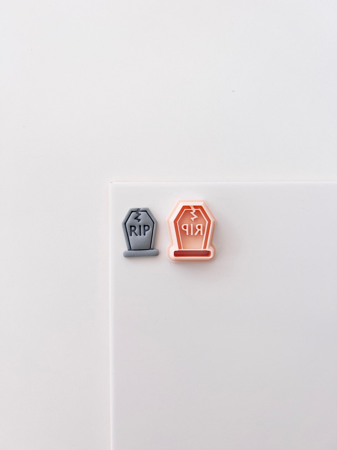 Gravestone Cutter, RIP Cutter, Fall Stud Clay Cutter Set Fall Polymer ...