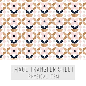 Clay Transfer Paper, Flower Garden Set, Floral Transfer, Flower Set ...