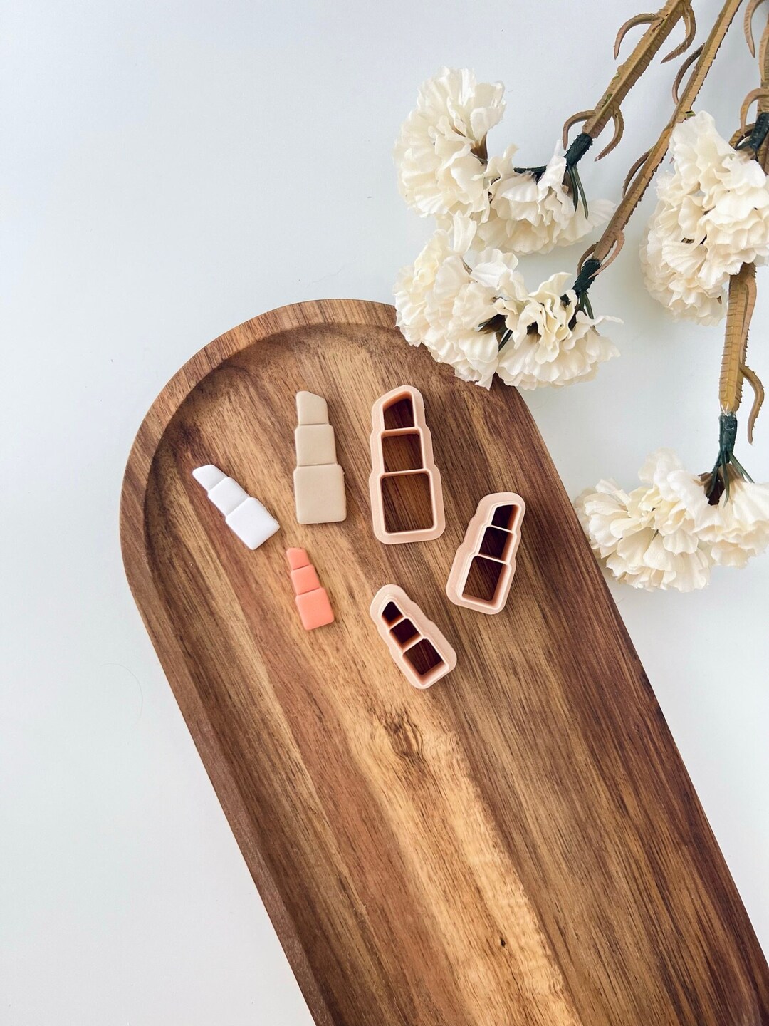 Lipstick Polymer Clay Cutters, 3d Printed Cookie Cutters, Earring ...