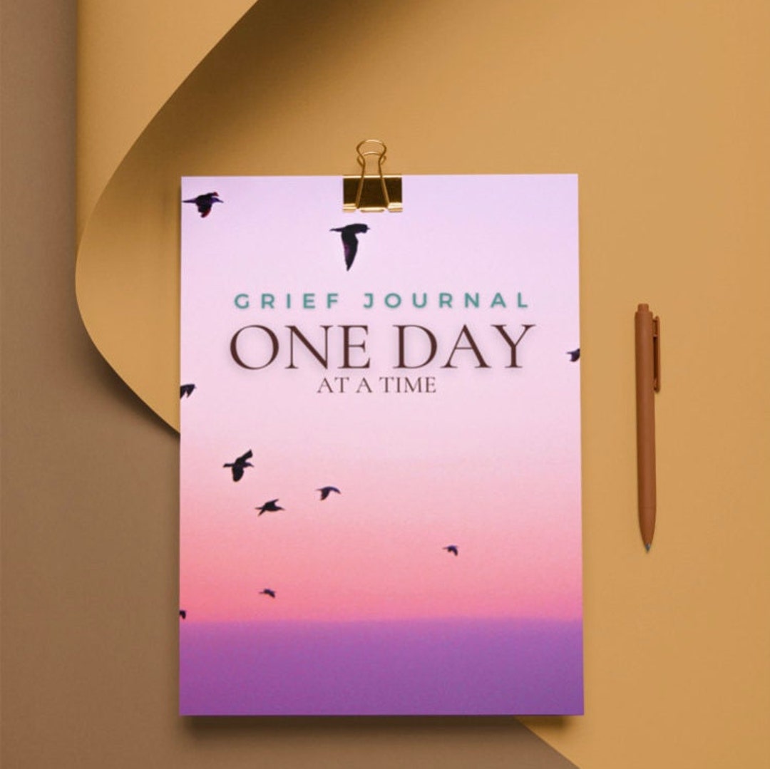 Editable Grief Journal: Self-care Healing Planner (canva Template) - Etsy