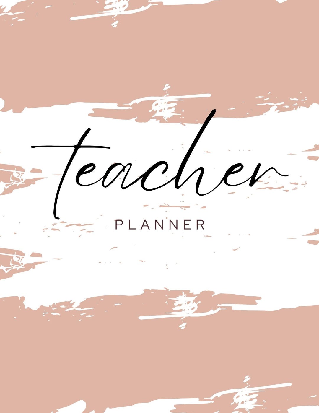 Printable Teacher Planner: Customizable Lesson Planning (PDF) - Etsy