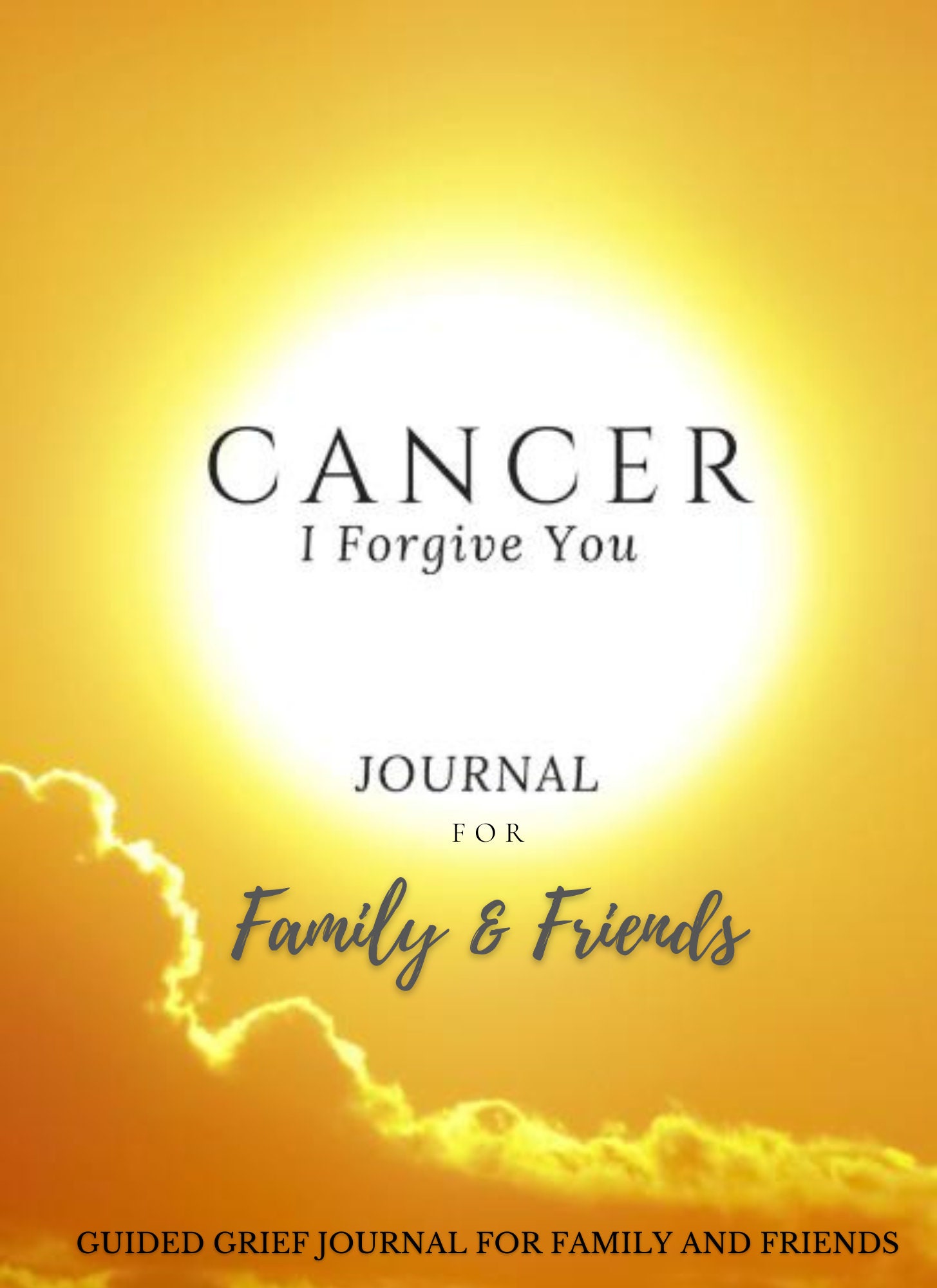 Editable CANCER Grief Therapy Journal Cancer Journal Printable Canva ...