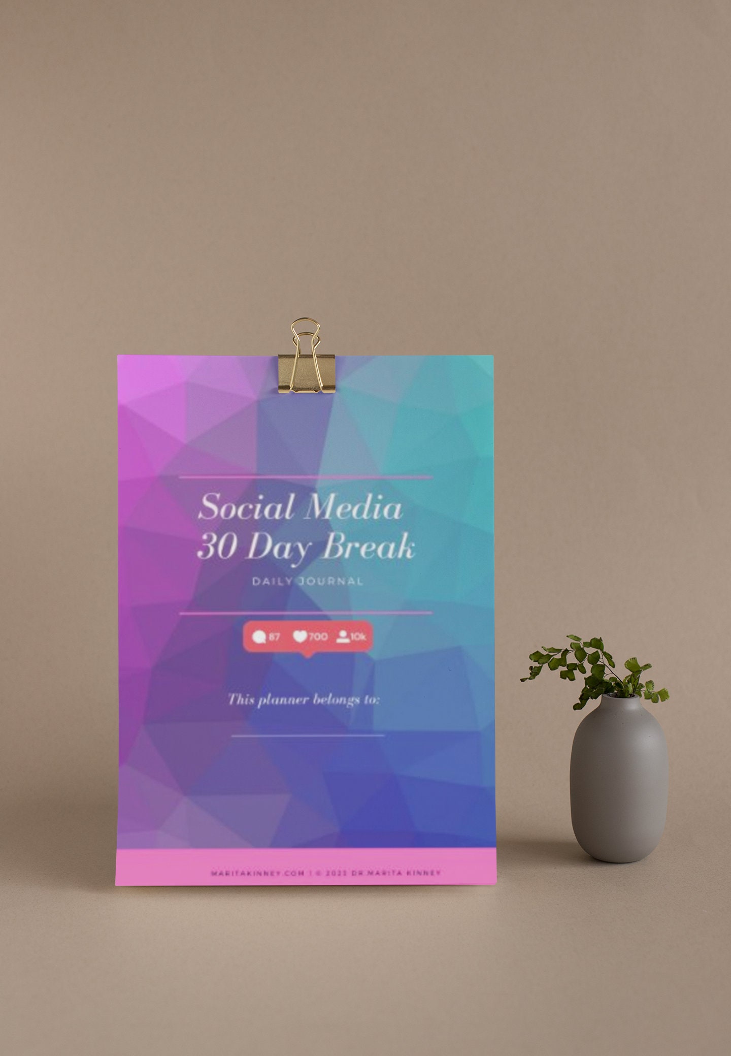 30 Day Gratitude Journal: Printable/ Digital Notebook to Cultivate ...