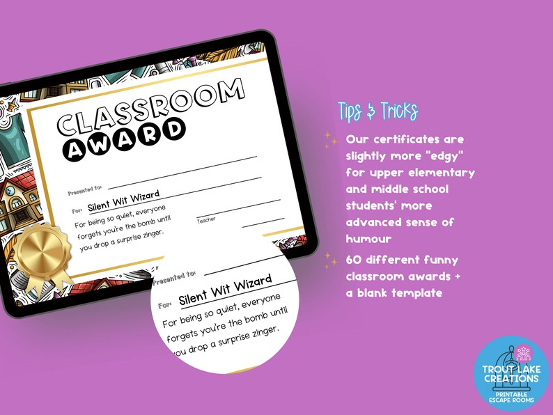 Funny Classroom Awards Classroom Awards End of Year Awards Student ...