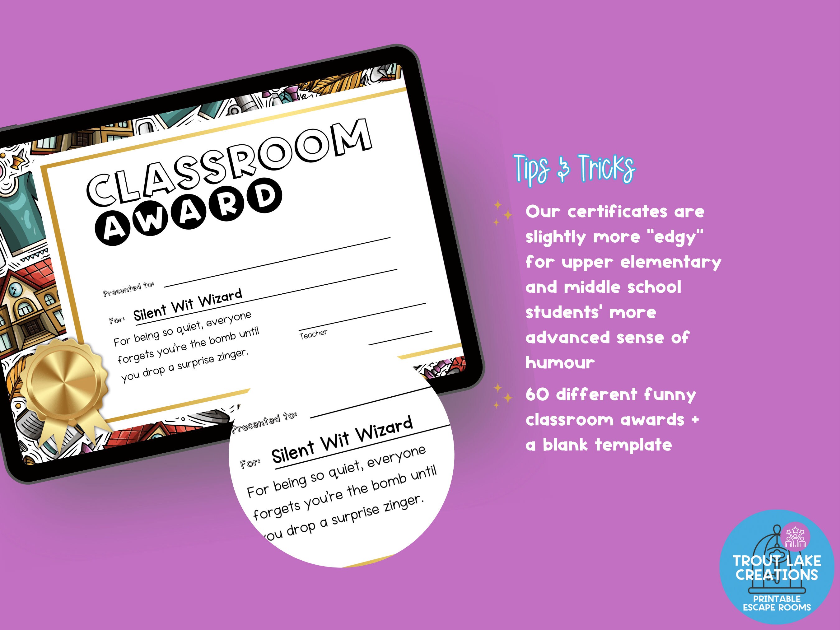 Funny Classroom Awards Classroom Awards End of Year Awards Student ...