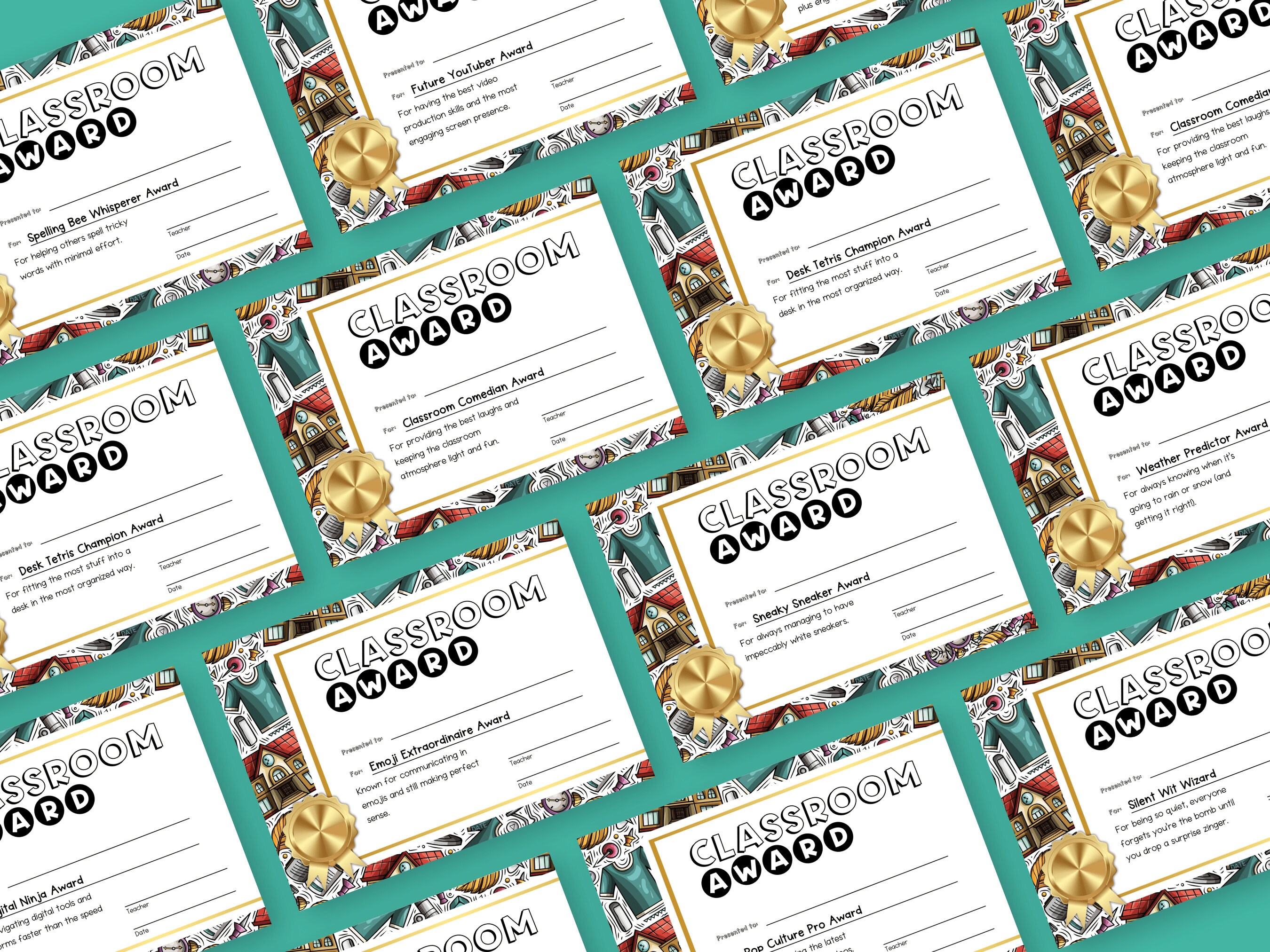 Funny Classroom Awards Classroom Awards End of Year Awards Student ...