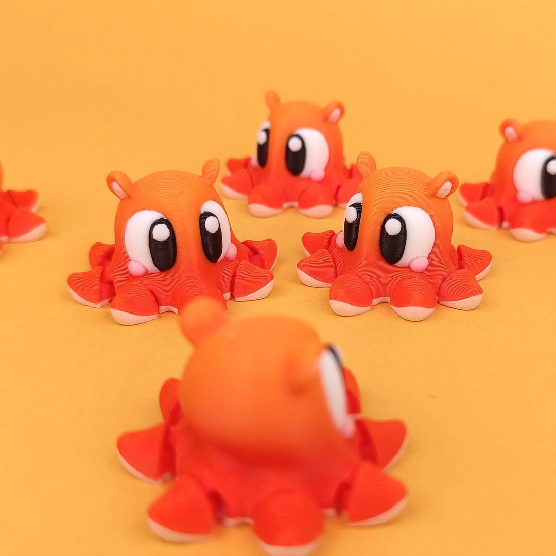 Dumbo Octopus | Articulated Mini Sea Critter Toy - Etsy