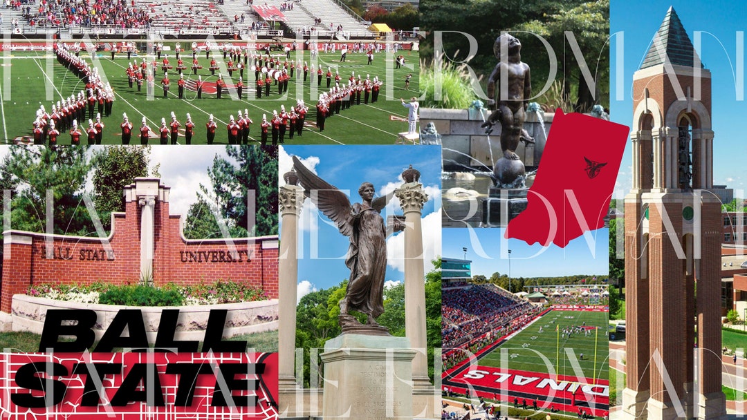 BSU AESTHETIC Ball State University Laptop Desktop MacBook Wallpaper - Etsy