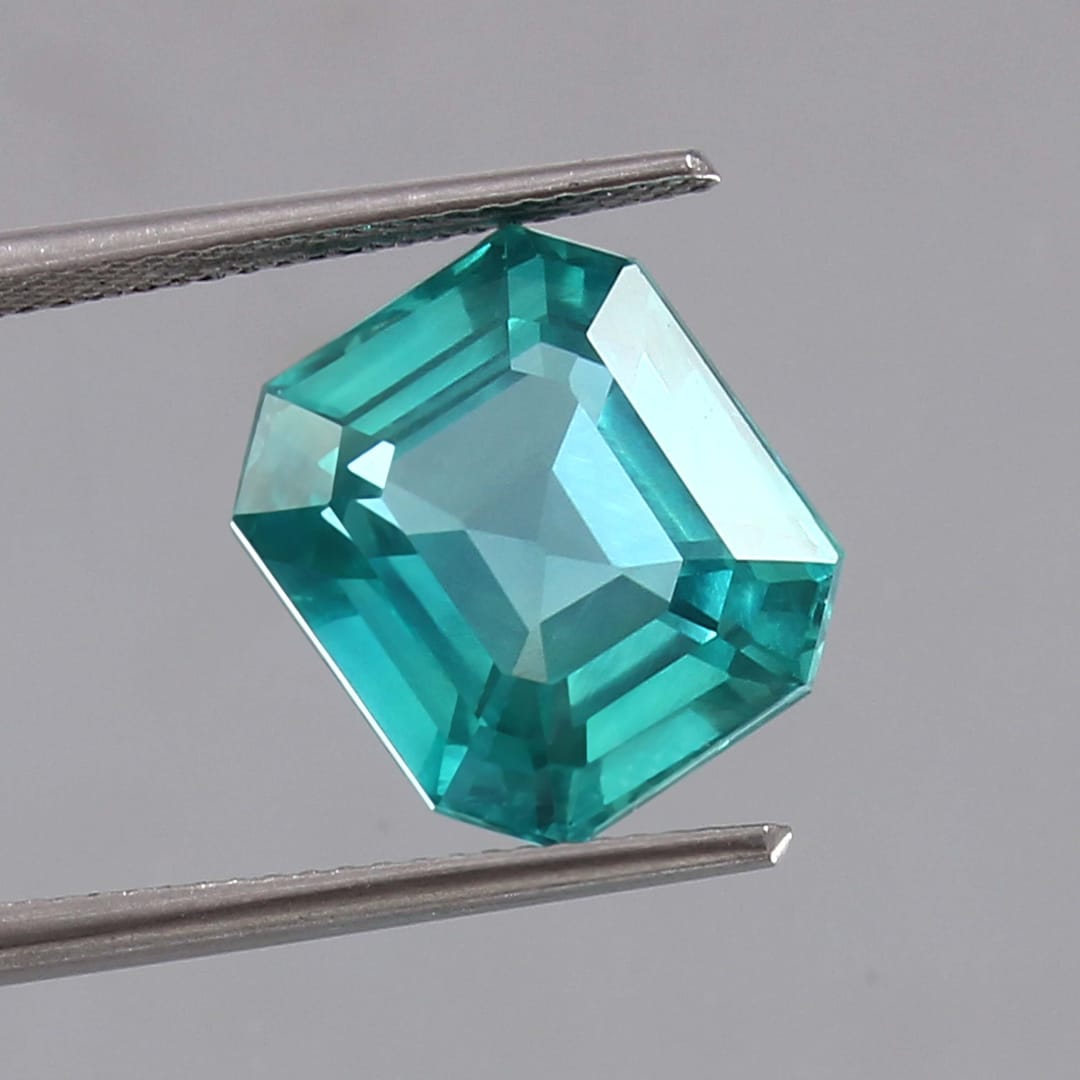 Parti Sapphire Green Blue Bi Color Ceylon Parti Sapphire Radiant Loose ...