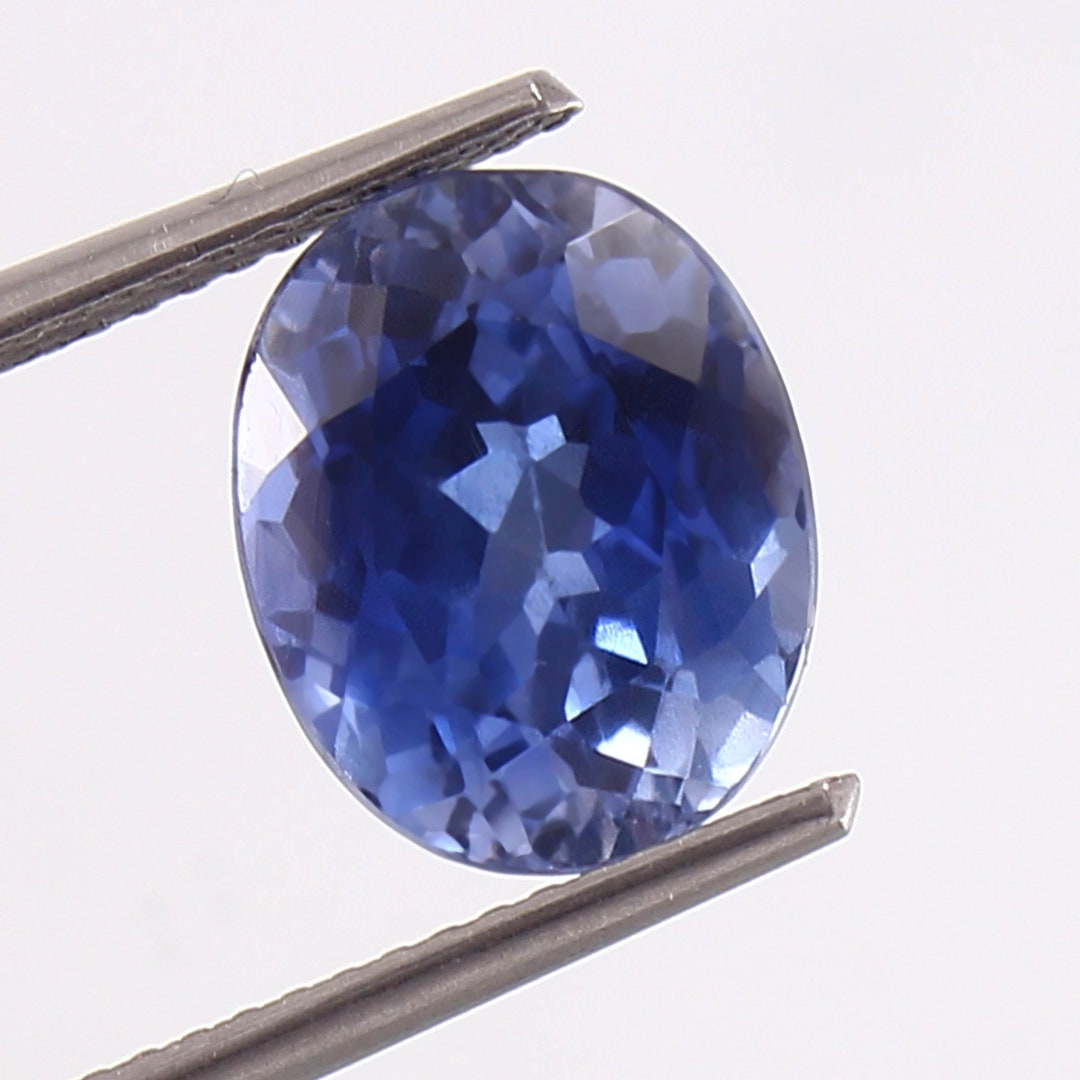 AAA Flawless Bio Color Ceylon Blue Sapphire Loose Oval Cut Gemstone ...