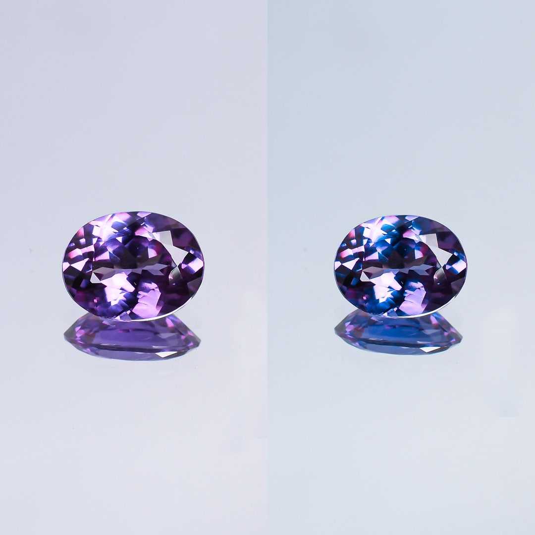 AAA 12X10X5 Mm Alexandrite Ring Oval Cut Gemstone,alexandrite Cut Fine ...