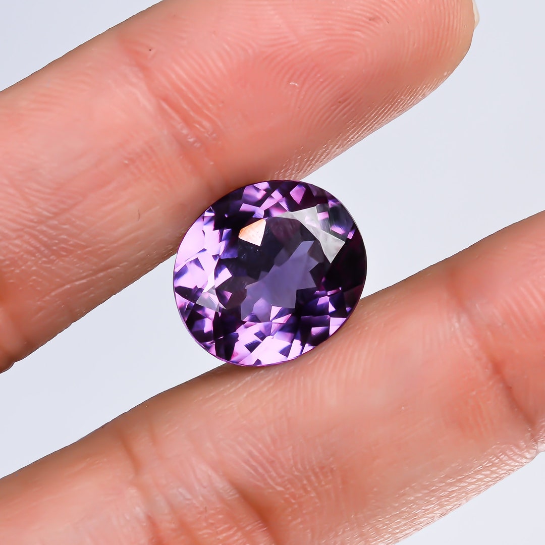 AAA 14X12X6 Mm Alexandrite Ring Oval Cut Gemstone, Alexandrite Cut Fine ...