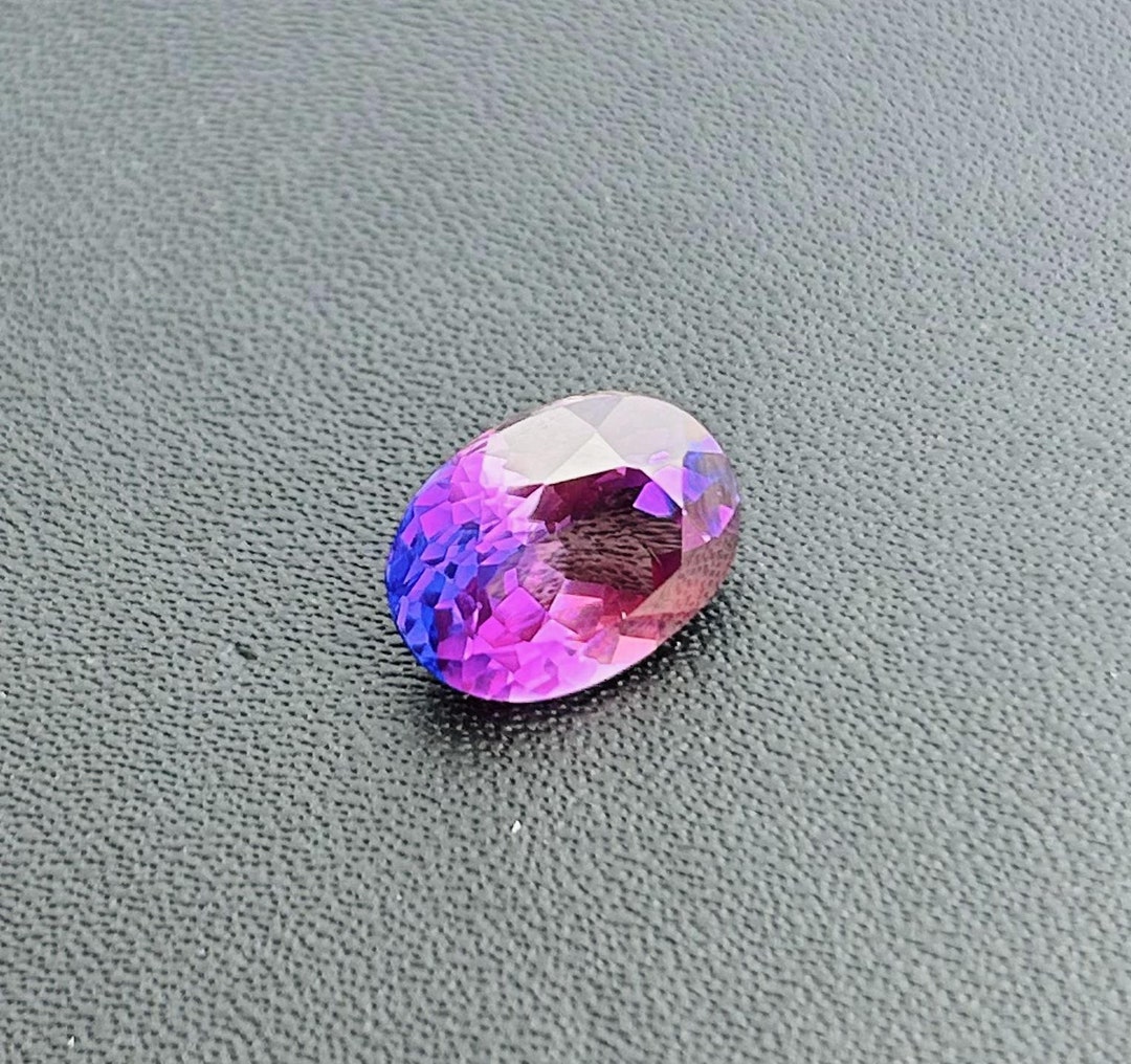 Flawless Purple Pink Ceylon Sapphire Loose Square Gemstone Cut, Color ...