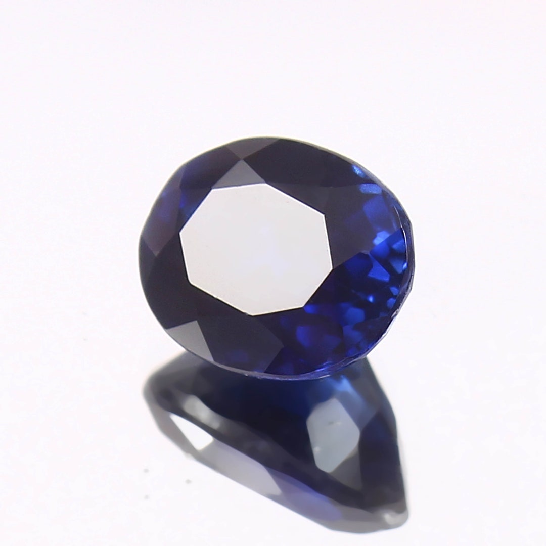 3 .ct Rare Flawless Royal Blue Sapphire Loose Oval Cut Gemstone ,fine ...
