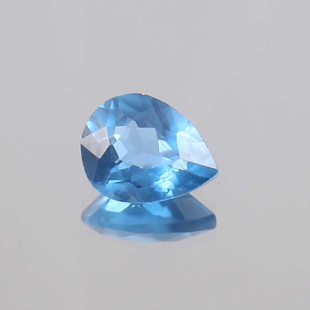 AAA impecable indicolita azul turmalina forma de pera piedra preciosa ...