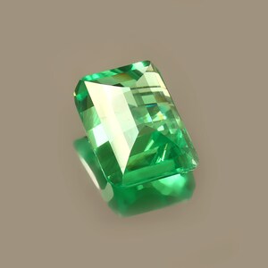 AAA Flawless Ceylon Green Spinel Loose Radiant Gemstone Cut, Excellent ...