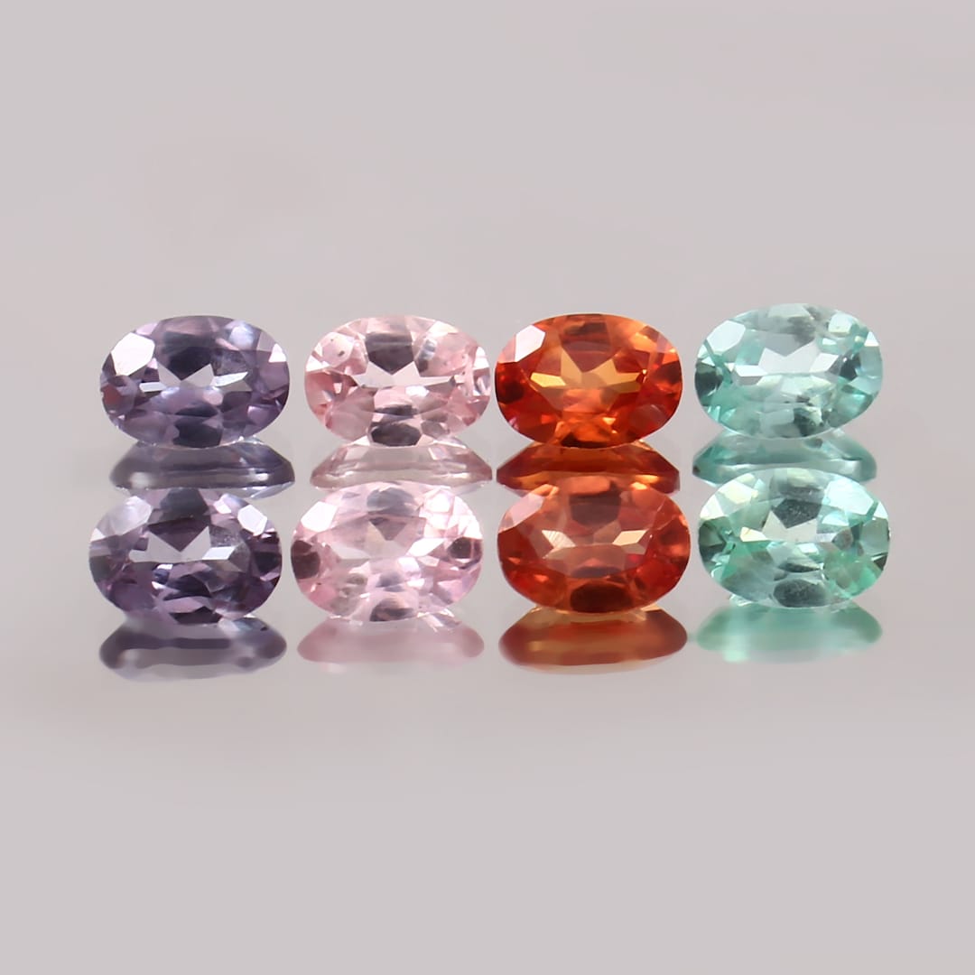 Multi Color Sapphires Oval Sapphire Pairs - Loose Sapphire Gemstone ...