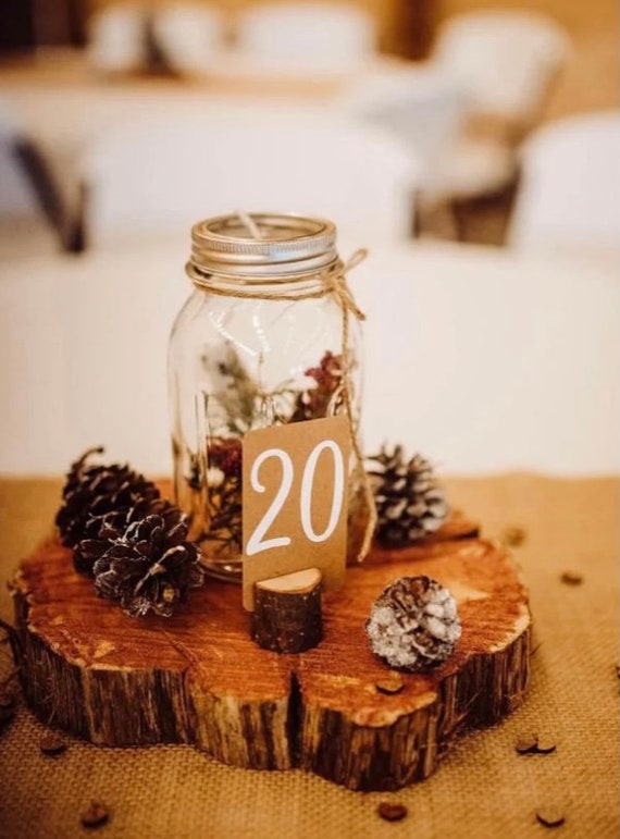 Wood Live edge eastern red cedar cookies/ wedding center pieces/ cedar ...