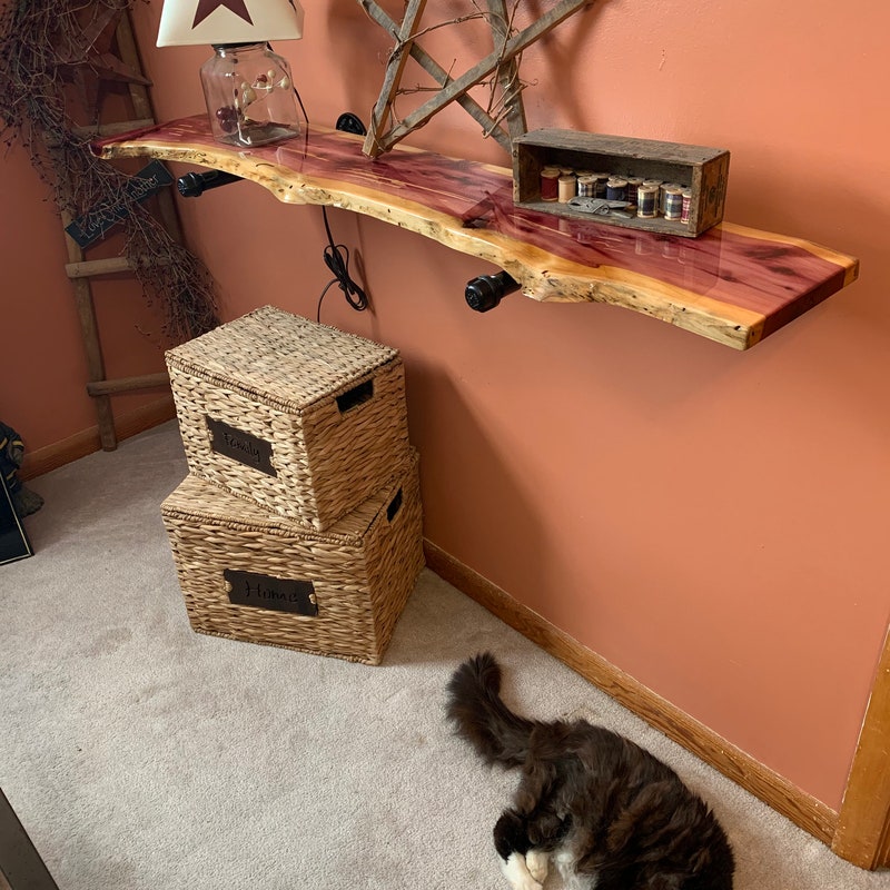 Live Edge Shelf - Etsy