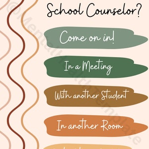 Where is the School Counselor Cute Office Print: School Counselor ...