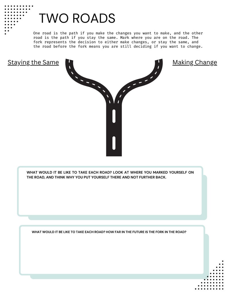 Motivational Interviewing Worksheet Bundle Adult MI Therapy - Etsy
