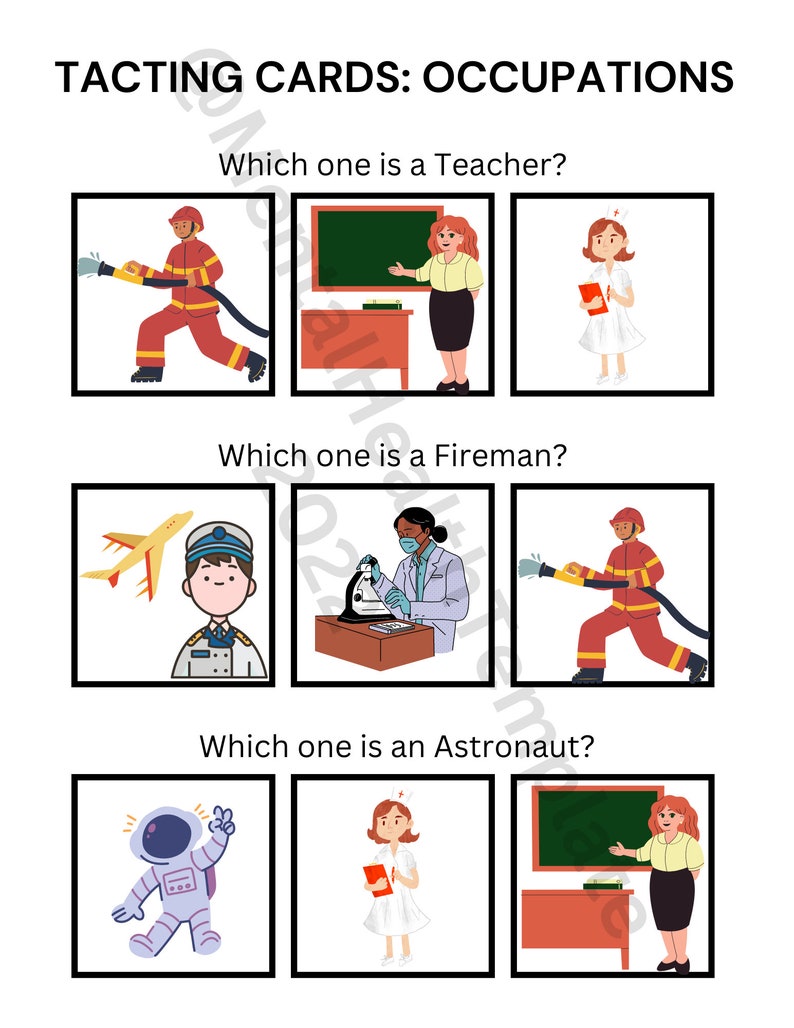 ABA Tacting Cards | 66 Flashcards for Aba Therapy Sessions, Behavior ...