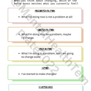 Motivational Interviewing Worksheet Bundle | BOHO Child MI Therapy ...