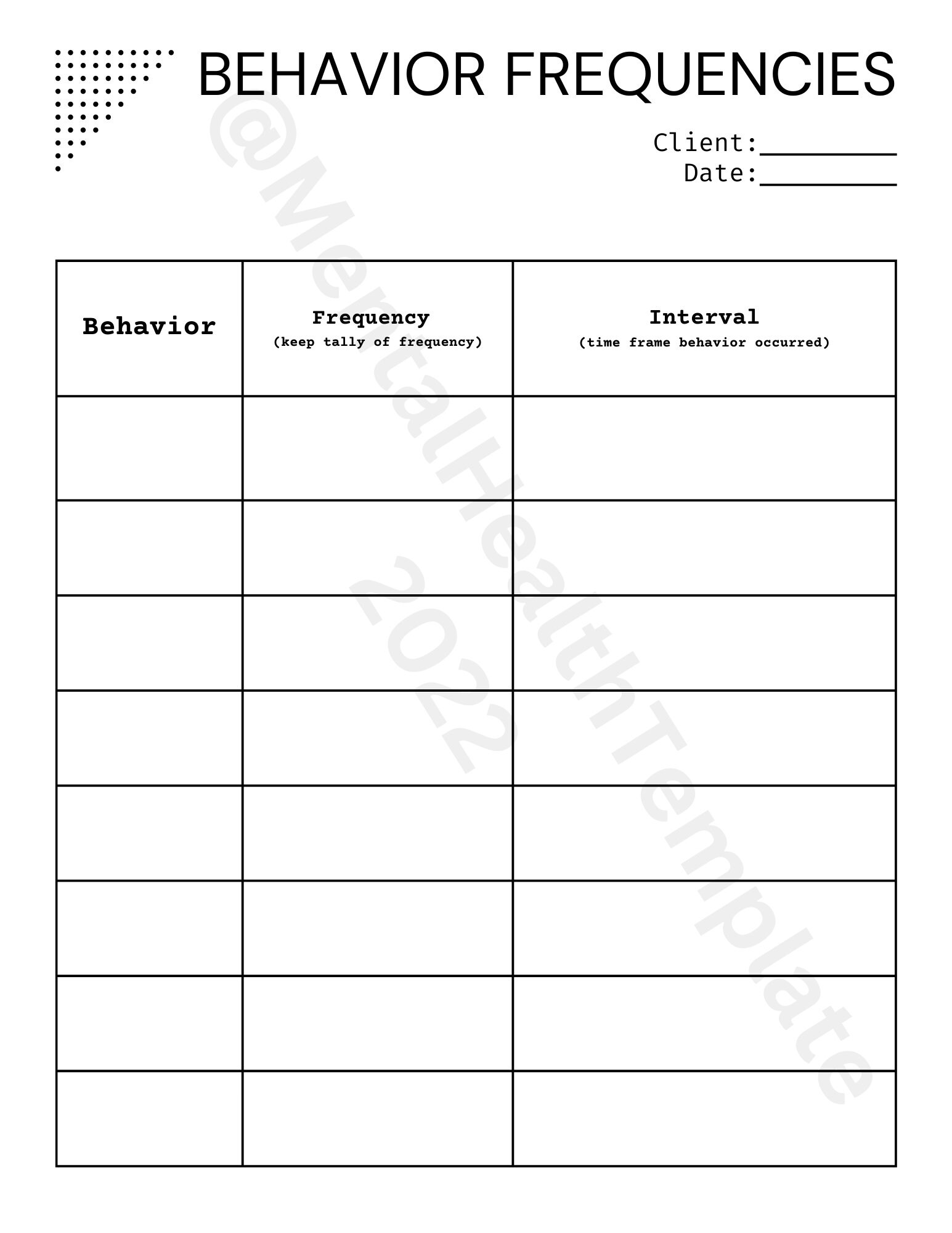 ABA Therapy Bundle | Behavior Analyst, Behavior Technician Worksheets ...