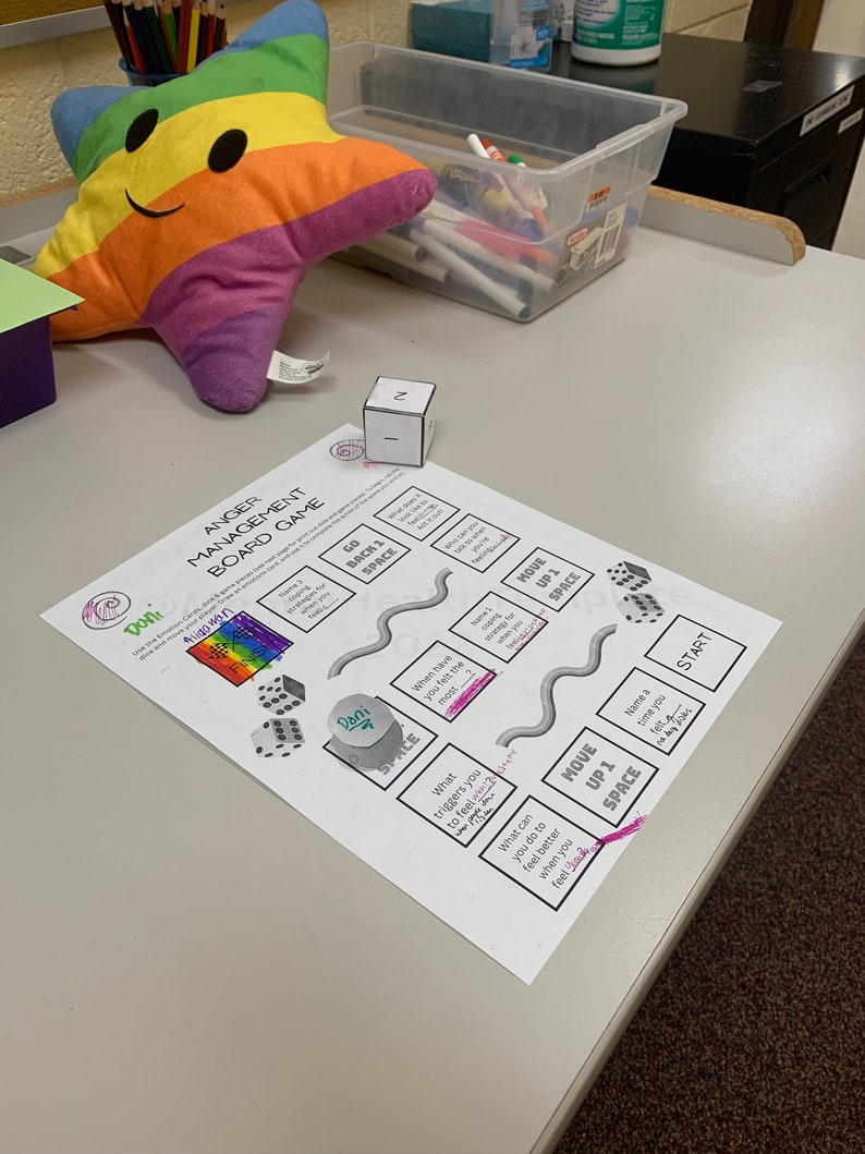 Anger and Emotion Management Worksheets 18 Activity Exercise Bundle for ...