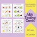 ABA Tacting Cards | 66 Flashcards for Aba Therapy Sessions, Behavior ...