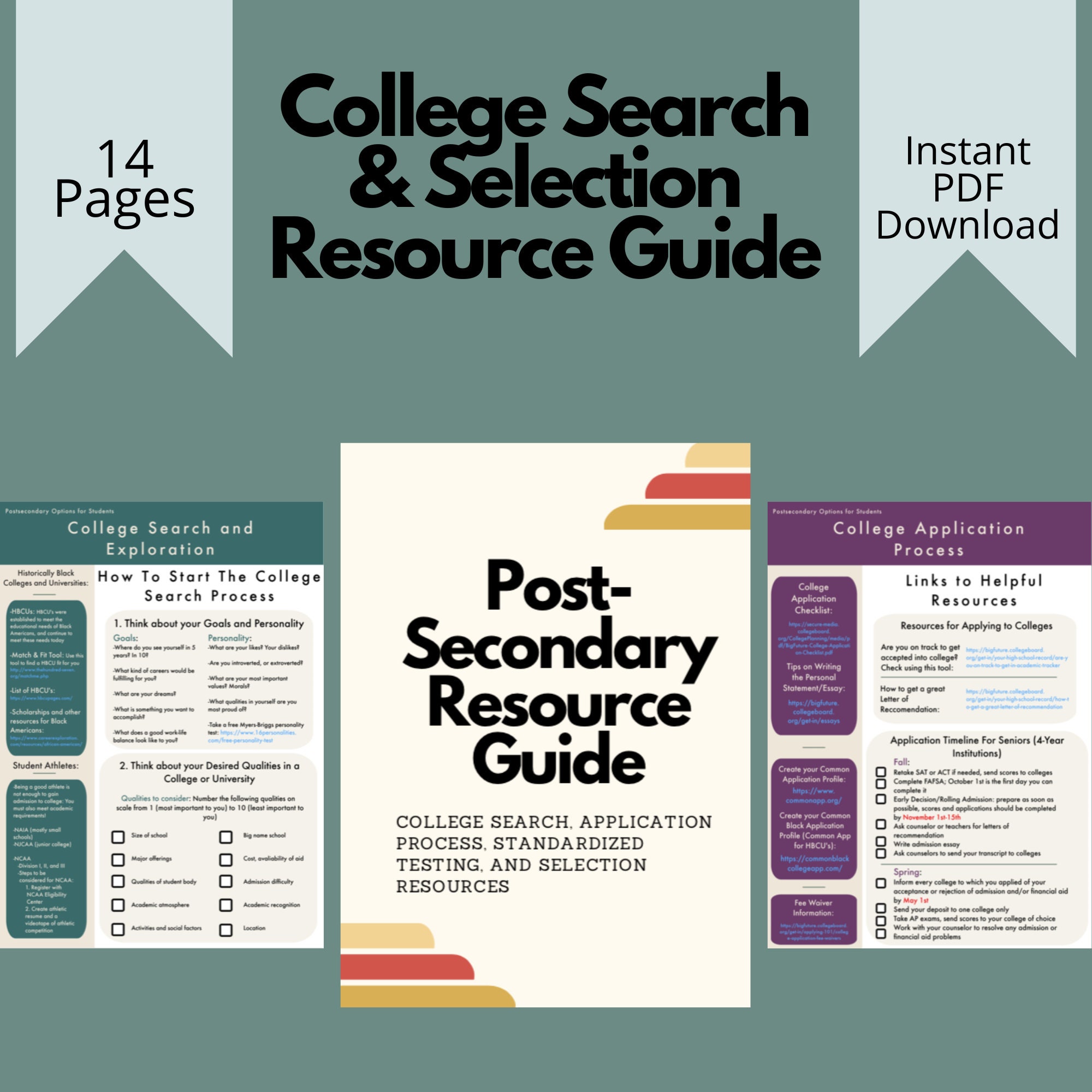 College Search and Selection Resource Guide Tips for Searching ...