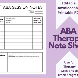 Rbt Notes Template - Etsy Australia