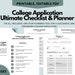 Ultimate College Search, Exploration, Selection, & Application Planner ...
