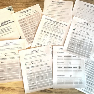 Ultimate College Application Planner and Checklist | Printable ...