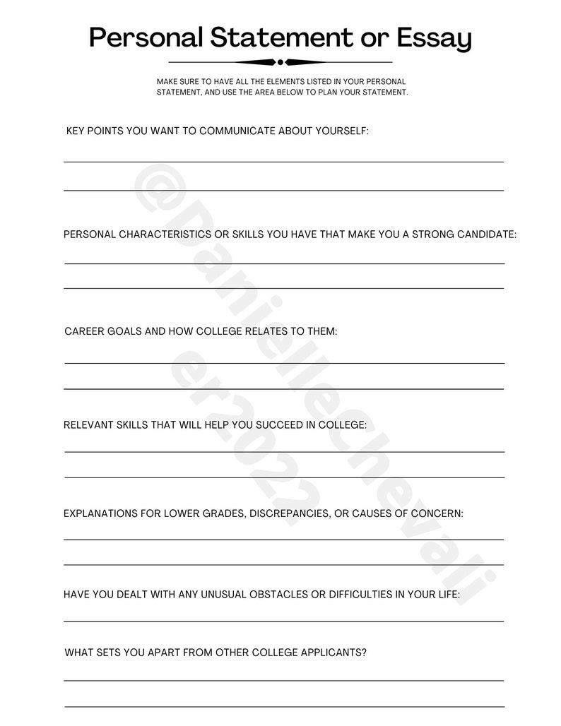 Ultimate College Application Planner and Checklist | Printable ...
