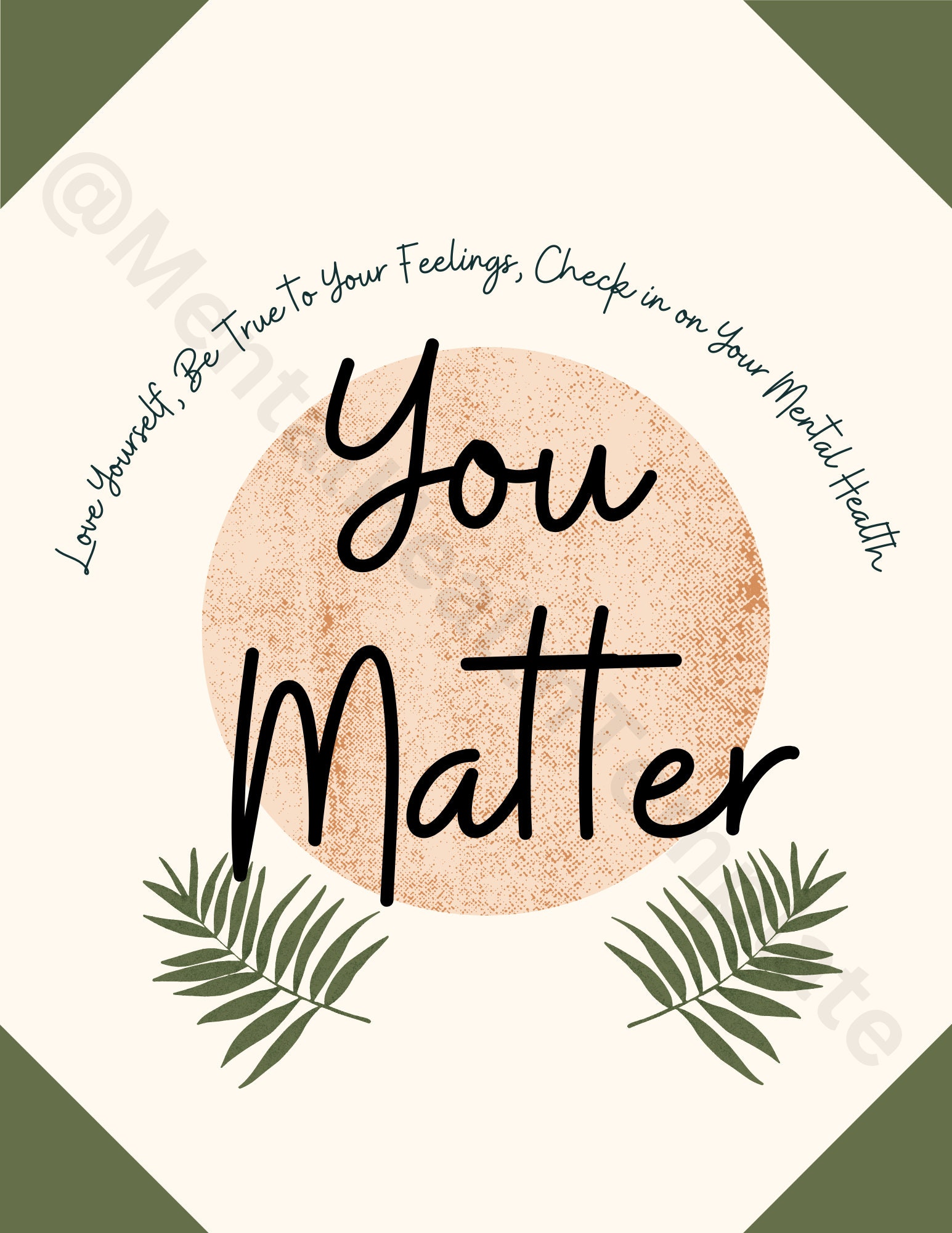 School Counselor Office Print | You Matter Wall Hanging, BOHO ...