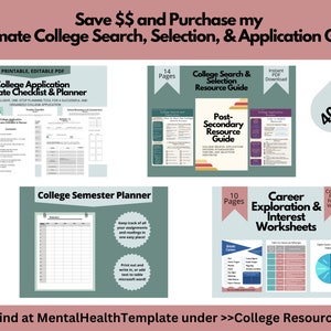 College Search and Selection Resource Guide Tips for Searching ...