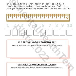 Motivational Interviewing Worksheet Bundle | BOHO Child MI Therapy ...