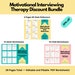 Motivational Interviewing Worksheet Bundle Adult Teen MI Therapy ...