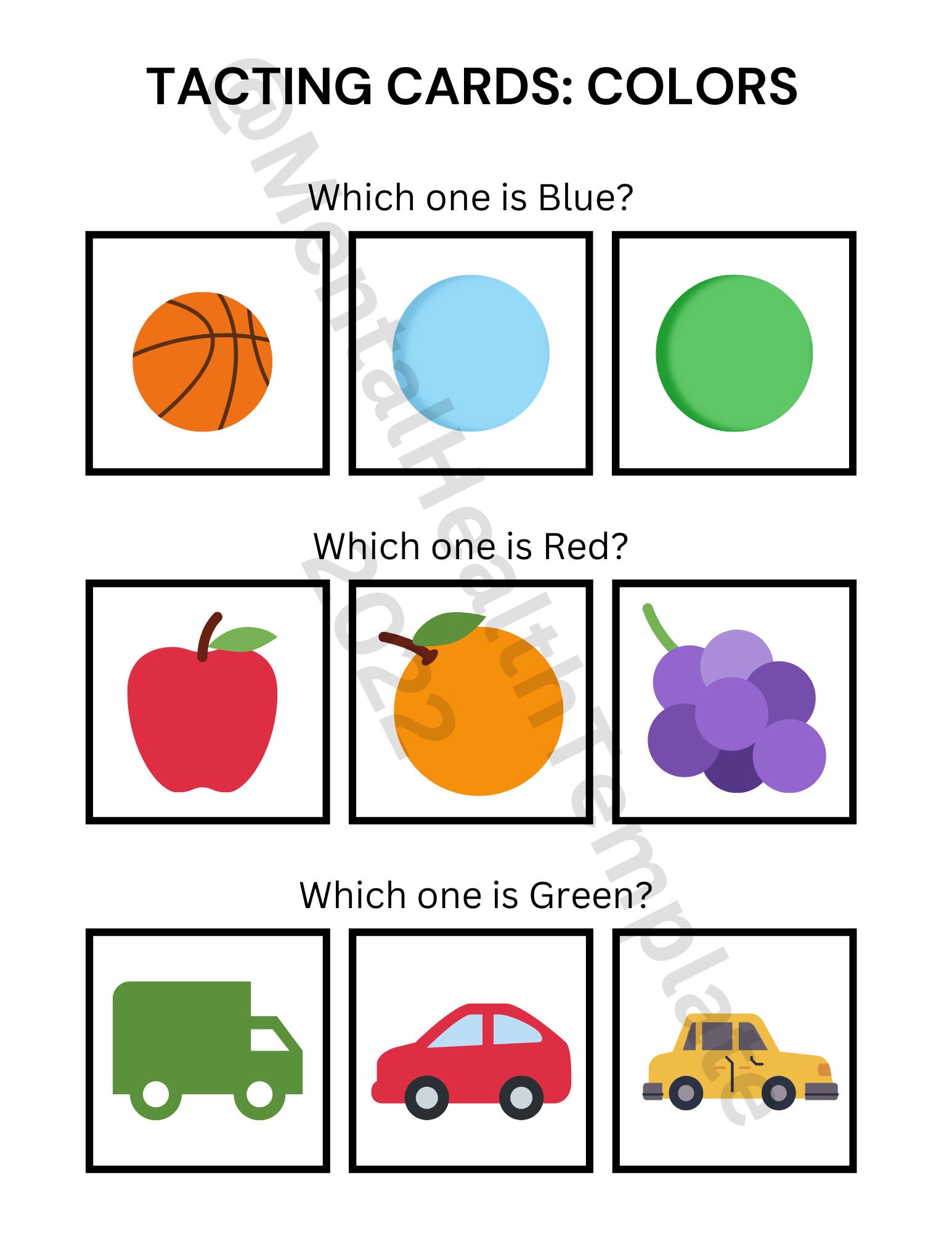 ABA Tacting Cards 66 Flashcards for Aba Therapy Sessions - Etsy