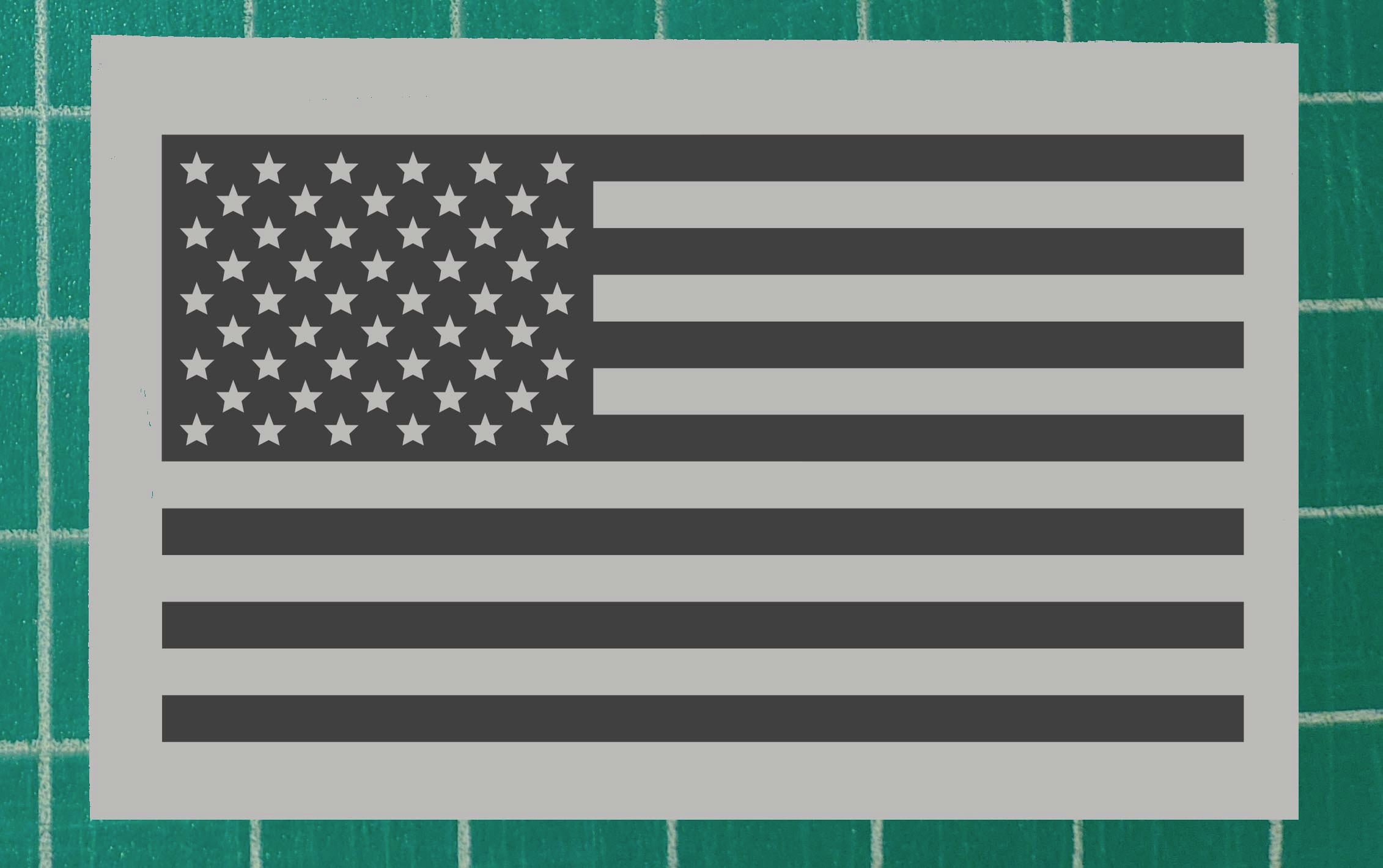 American Flag Window Sticker - Etsy