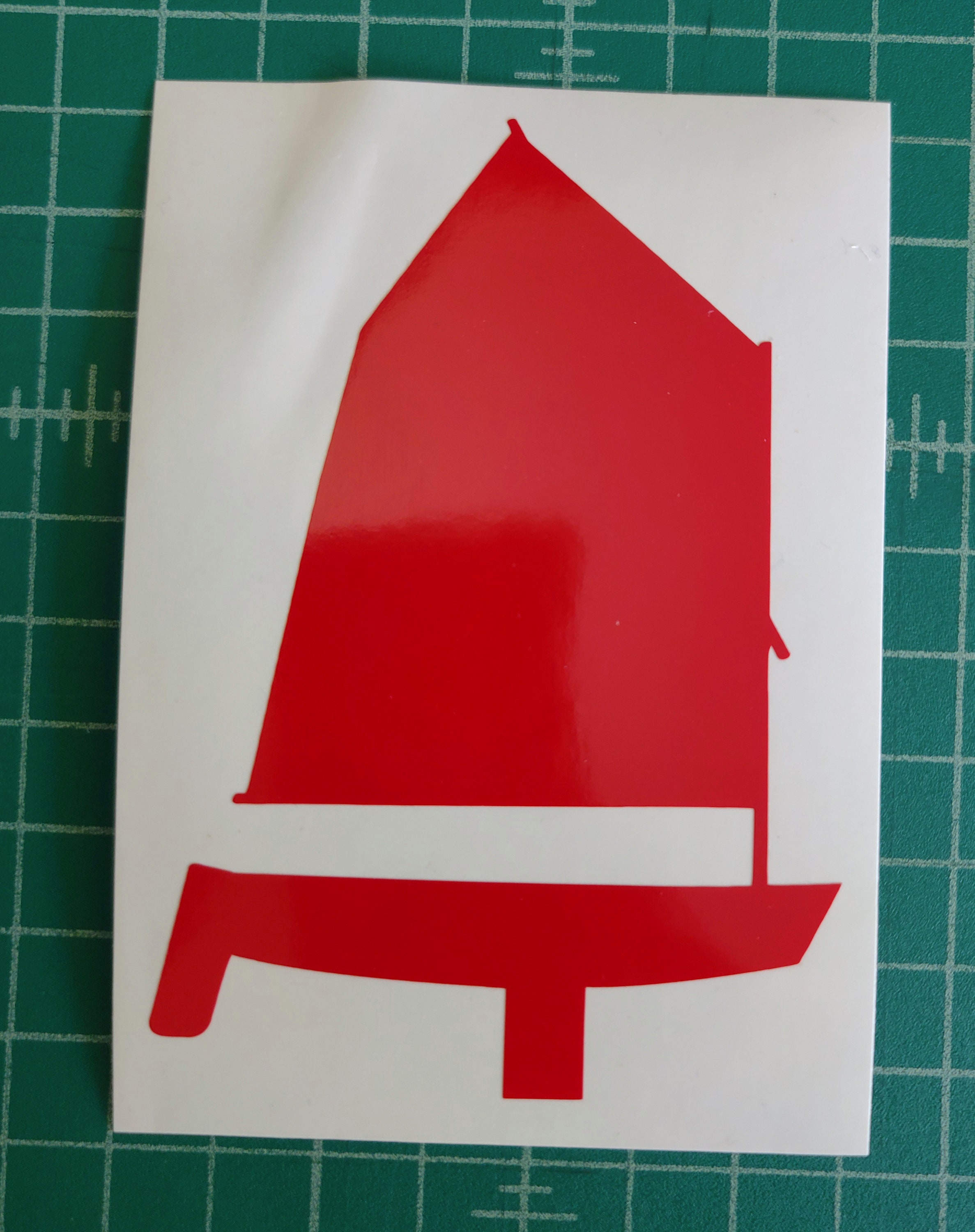 Vinyl Opti Sailboat Decal Sticker - Etsy