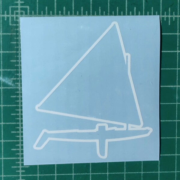 Vinyl Opti Sailboat Decal Sticker - Etsy