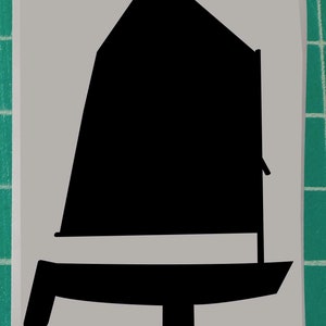 Vinyl Opti Sailboat Decal Sticker - Etsy
